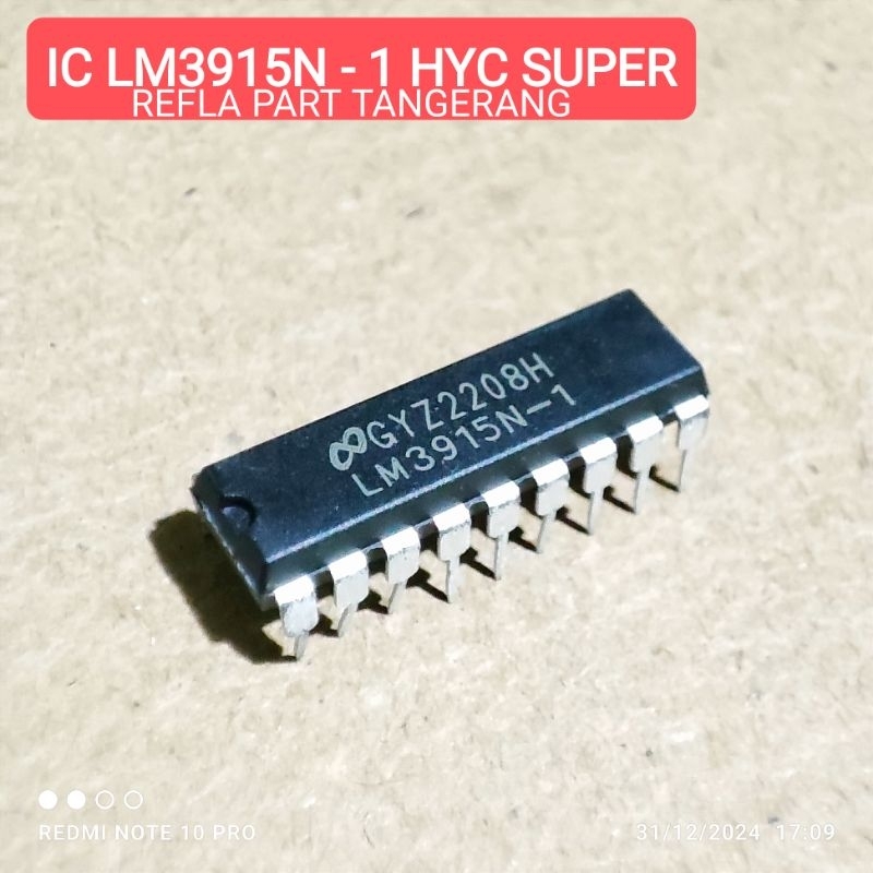 Jual IC VU METER LM3915N LM3915 N IC Driver Display | Shopee Indonesia