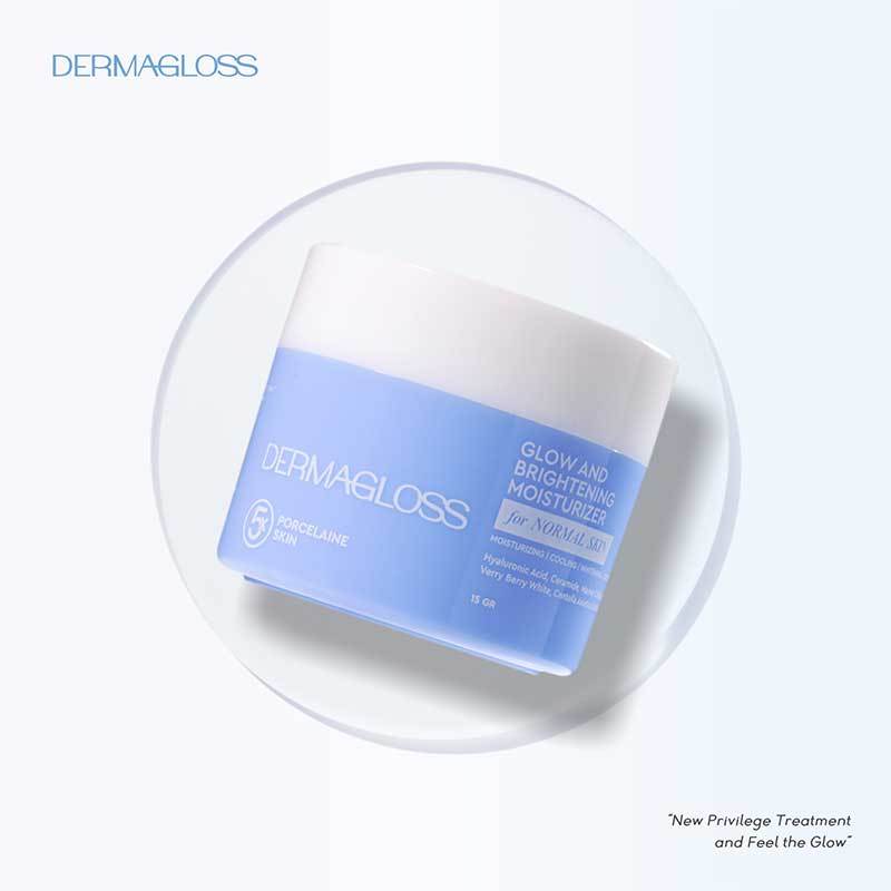 Jual DERMAGLOSS - Glow & Brightening Moisturizer For Normal Skin Type ...