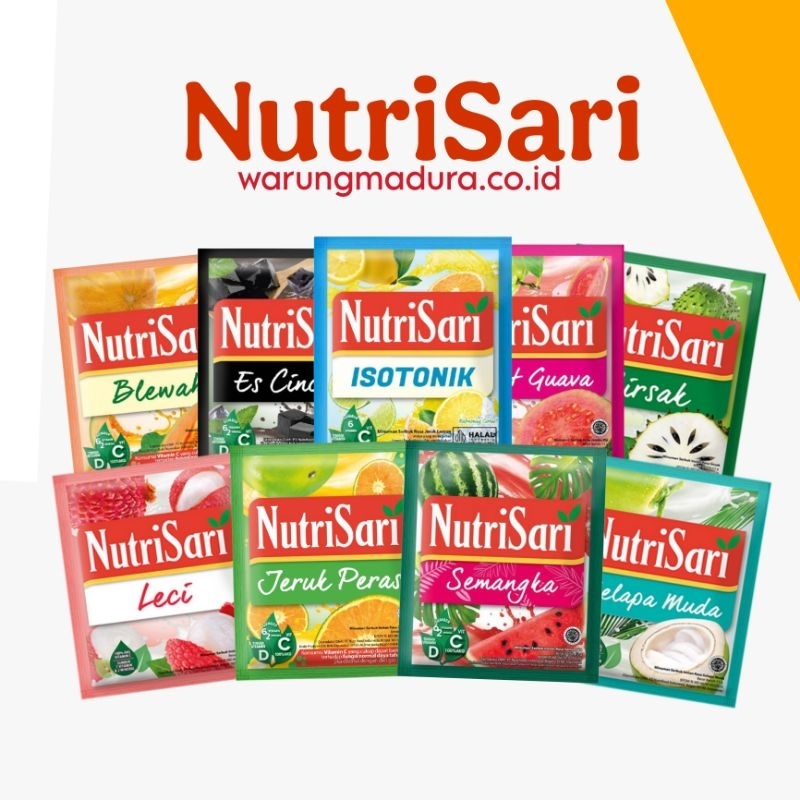Jual NUTRISARI MINUMAN RASA BUAH SEGAR 11G | Shopee Indonesia
