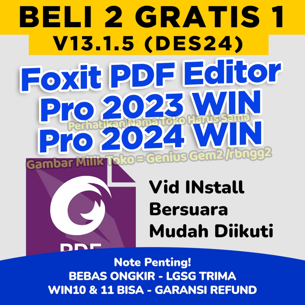 Jual Foxit PDF Editor Pro 2023 WIN FULL | Shopee Indonesia