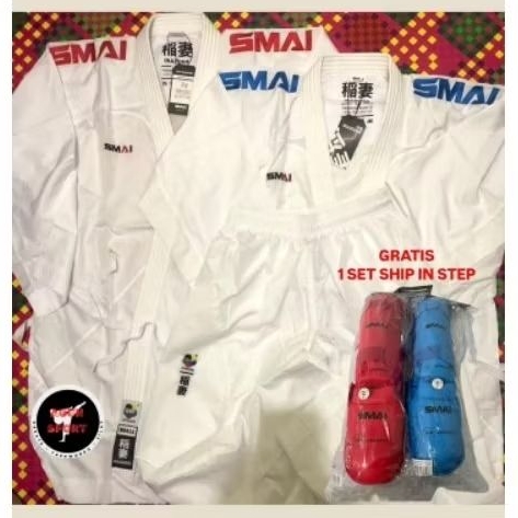 Jual Karate-Gi SMAI INAZUMA Kumite WKF Approved / Baju Kumite SMAI ...