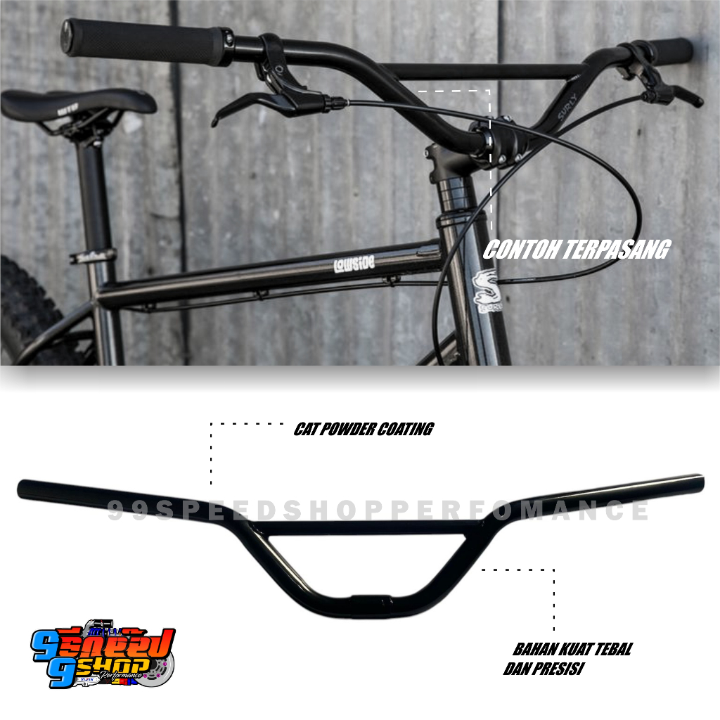 Jual STANG SEPEDA SUNRISE BAR HANDLEBAR SUNRISE SEPEDA MTB BMX FEDERAL COMMUTER BIKE FIXIE ...