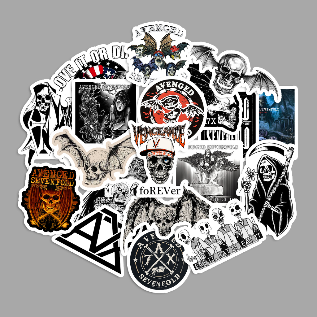 Jual STICKER PACK - AVENGED SEVENFOLD | STICKER KOPER STICKER TUMBLER ...