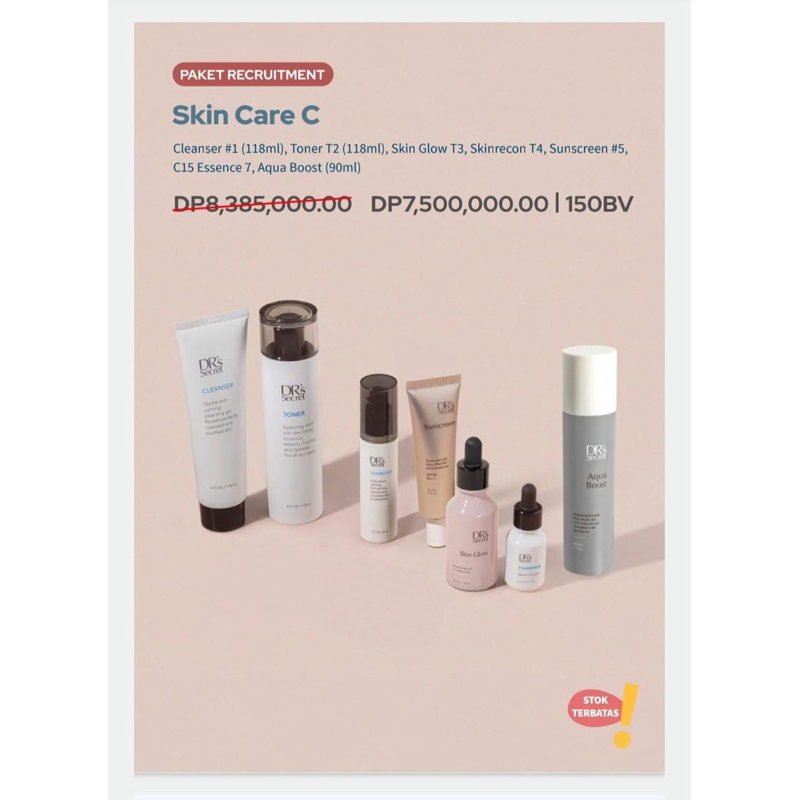 Jual ORIGINAL DR'S SECRET PAKET C | Shopee Indonesia
