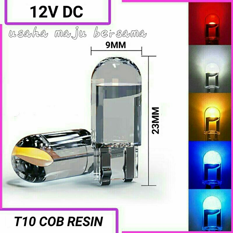 Jual [1pcs] Lampu LED T10 Resin Mobil Motor Senja, Indikator Panel ...