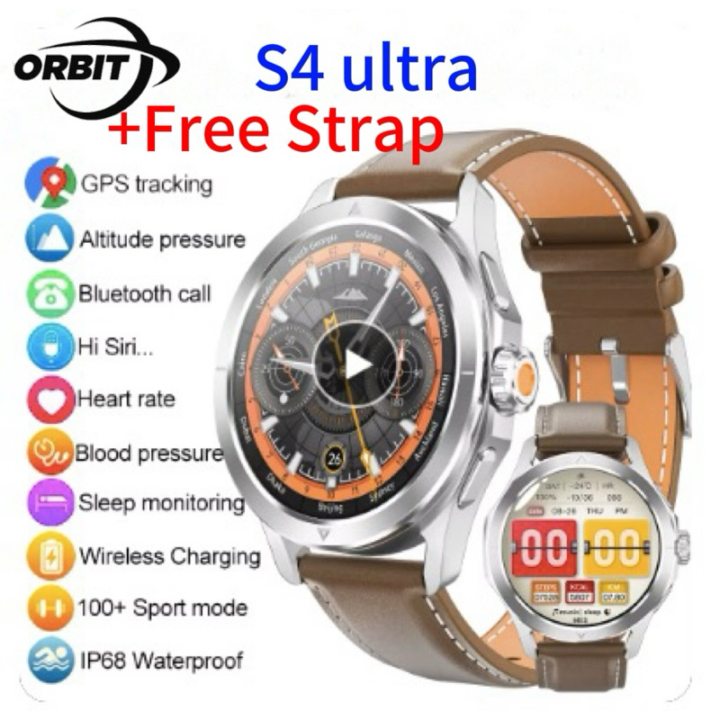 Jual Orbit S4 Ultra Smart Watch Men AMOLED Outdoor Sports NFC GPS ...