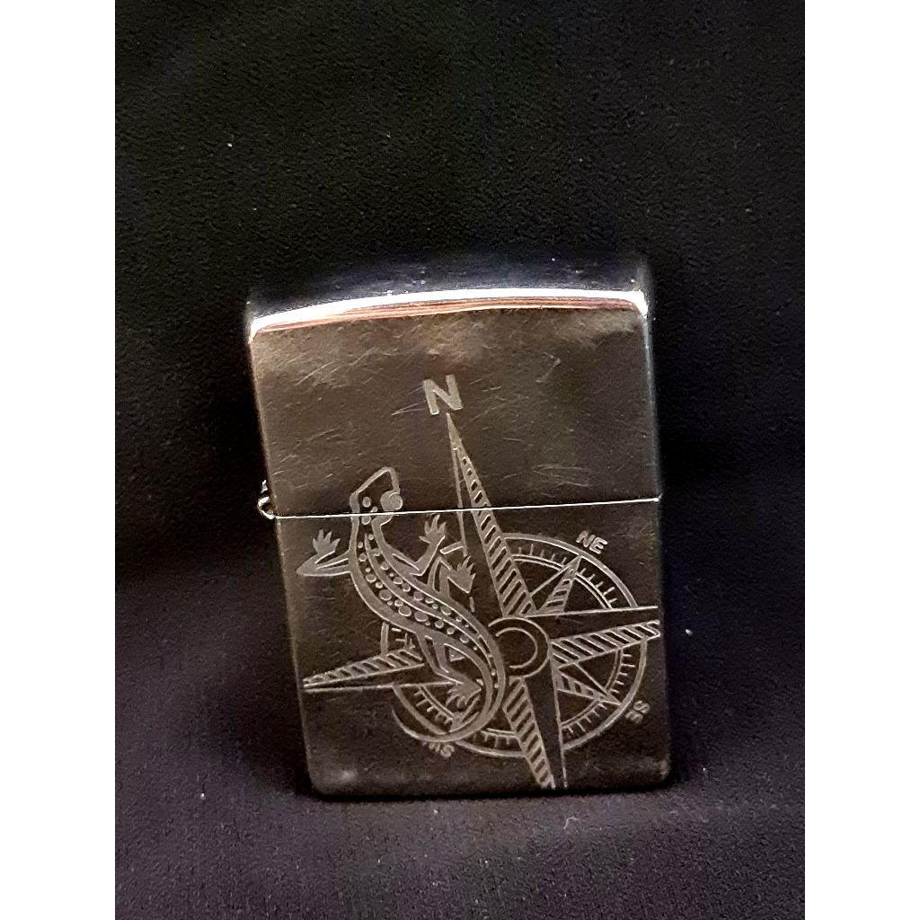 Jual Zippo MARLBOROS LIZARD COMPASS (Second) | Shopee Indonesia