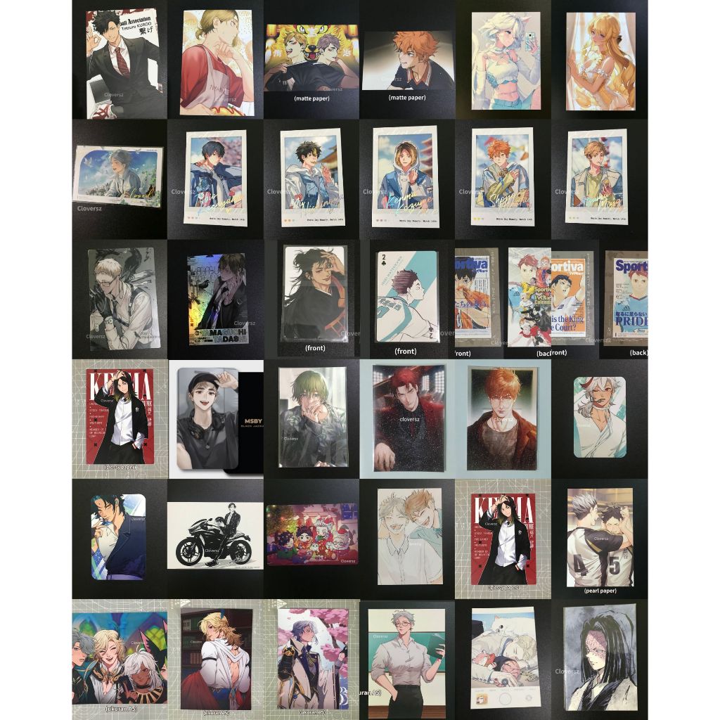 Jual Postcard Photocard Haikyuu Jujutsu Kaisen Demon Slayer Genshin ...