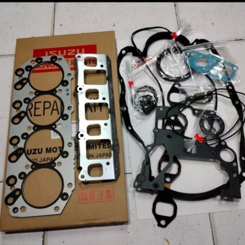 Jual packing gasket full set paking set Isuzu NHR55 NHR 55 original plat/grafit | Shopee Indonesia