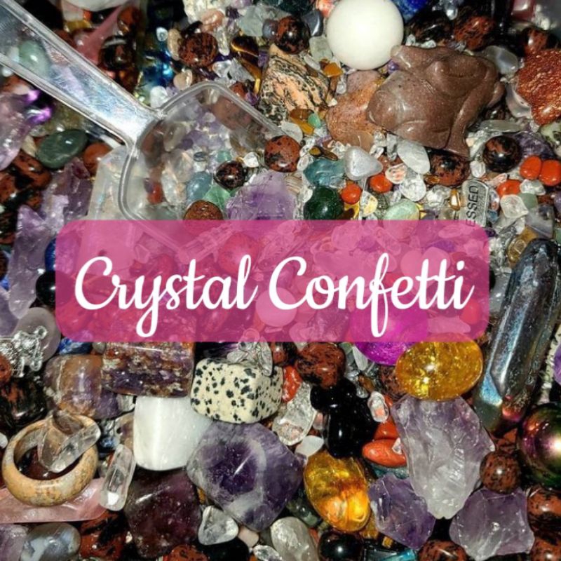Jual Crystal Confetti Lucky Dip Scoop (crystal scoop, mystery crystal ...