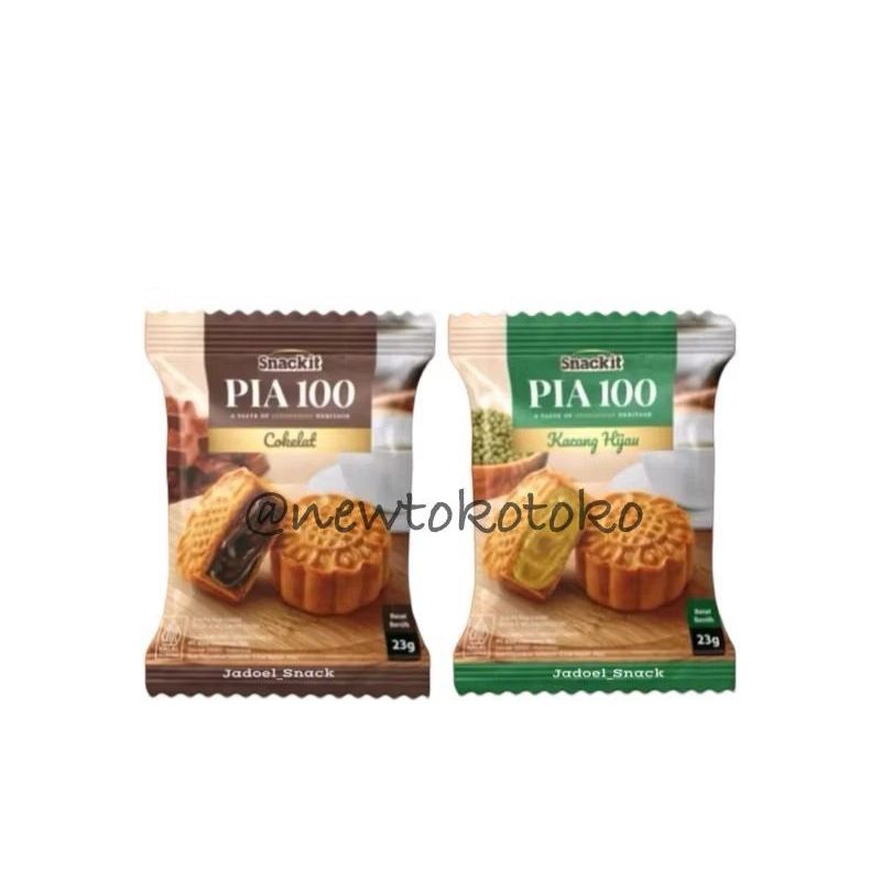 Jual Snackit Pia 100 Sachet Kacang Hijau Coklat 23 gr Harga 1 sachet ...