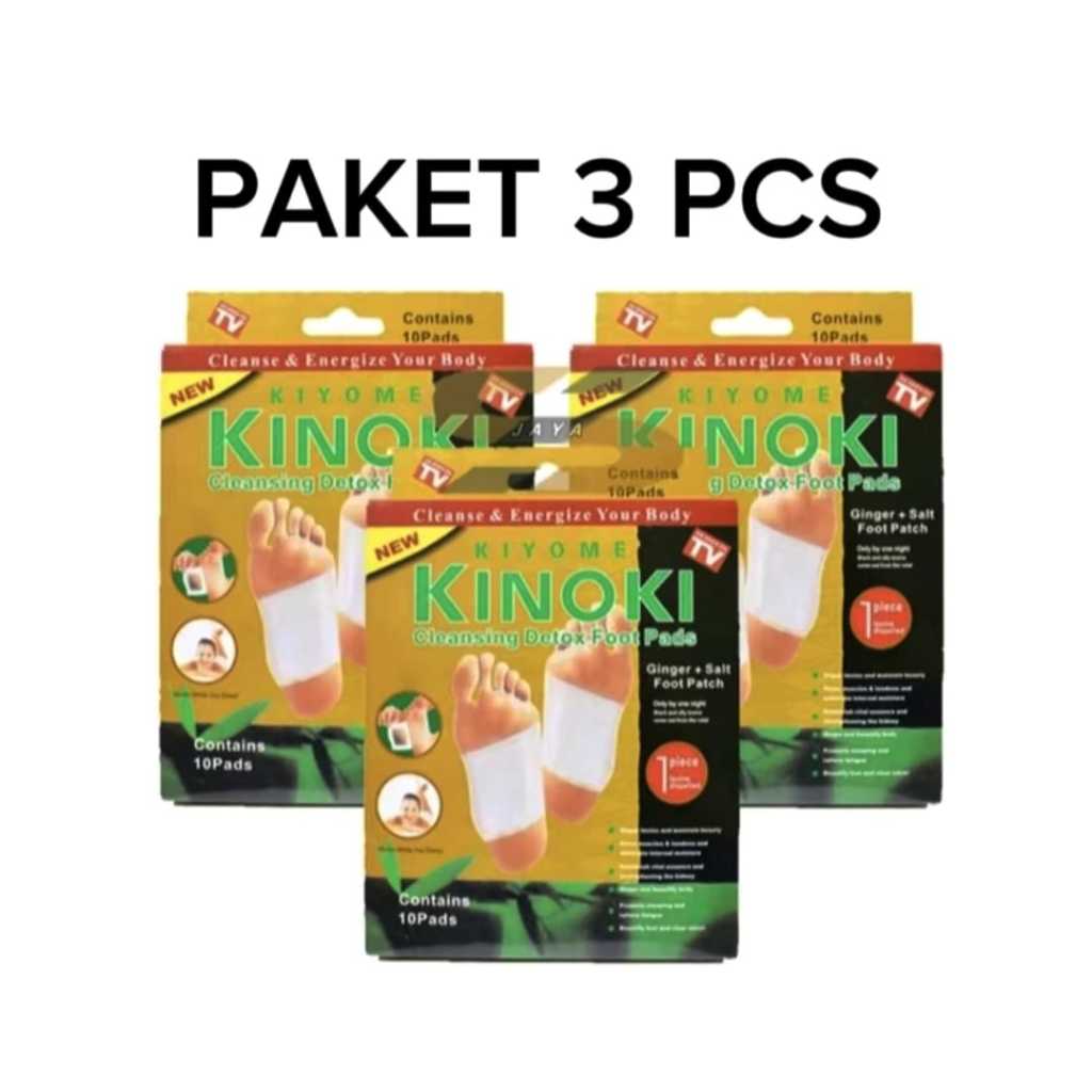 Jual (PS) 3 BOX 30 PCS - KINOKI GOLD DETOX FOOT PADS KOYO KAKI FINGER ...