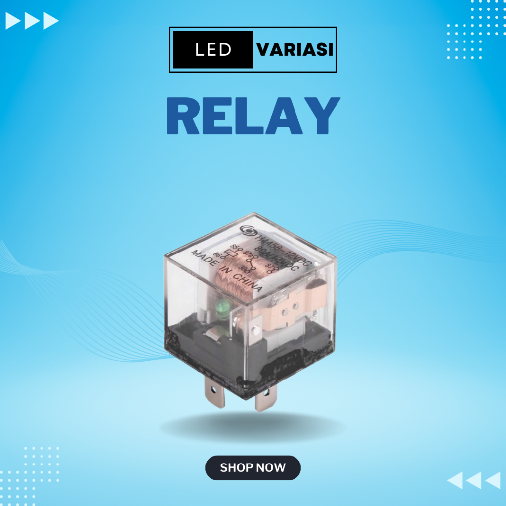 Jual Relay Mobil Motor 12volt 24volt Universal 80a Kaki 4 Avanza Innova ...
