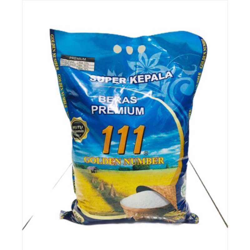 Jual Beras PREMIUM 111 Golden Number 10 Kg | Shopee Indonesia