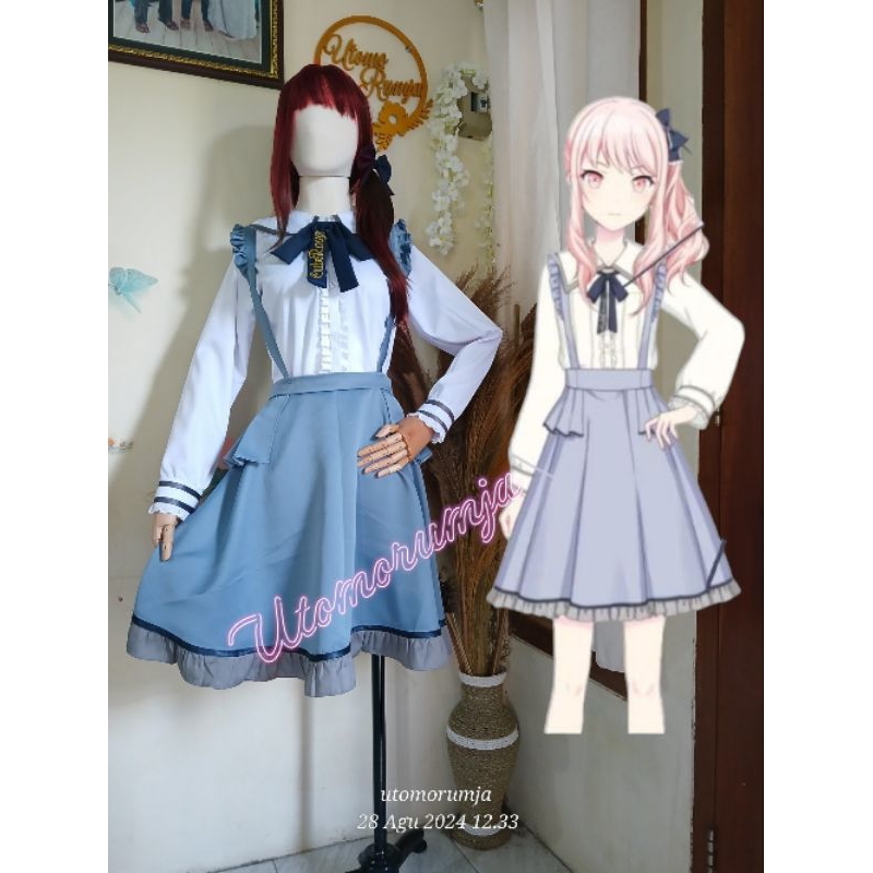Jual utomorumja kostum raiha mizuki akiyama project sekai costume cosplay cube rouge | Shopee ...