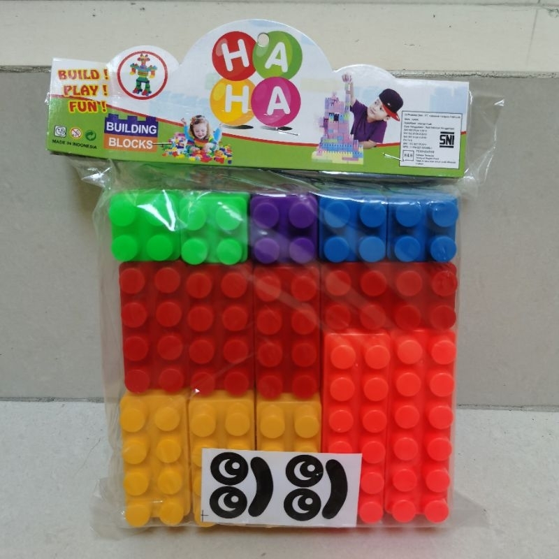 Jual Mainan Block Ukuran Besar Edukasi Building Brick Balok Susun ...