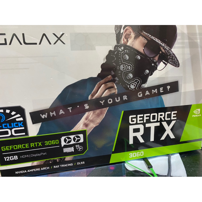 Jual VGA Nvidia RTX 3060 12GB OC GALAX BLACK (second medan cod ...
