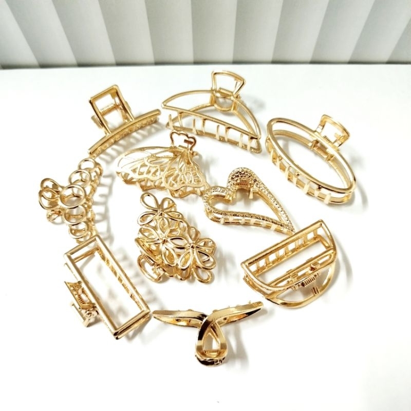 Jual Jepit premium mini jepit korea mini jepit besi polos anti karat ...