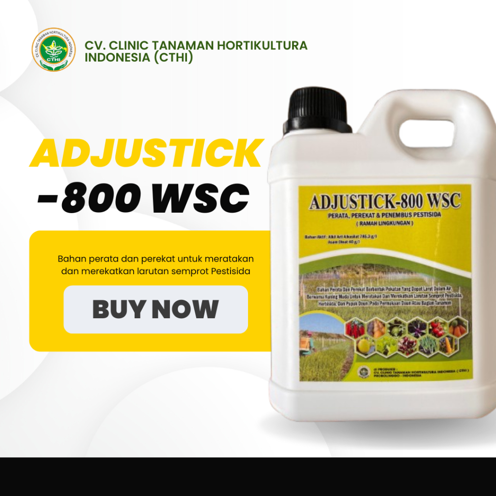 Jual ADJUSTICK - 800 WSC Perata, Perekat & Penembus Pestisida ( Ramah ...
