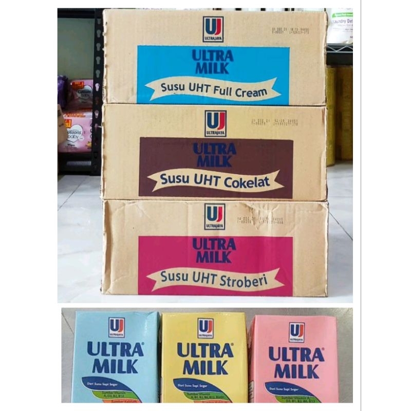 Jual Ultra Milk 250ml - 1 Dus isi 24pcs | Shopee Indonesia