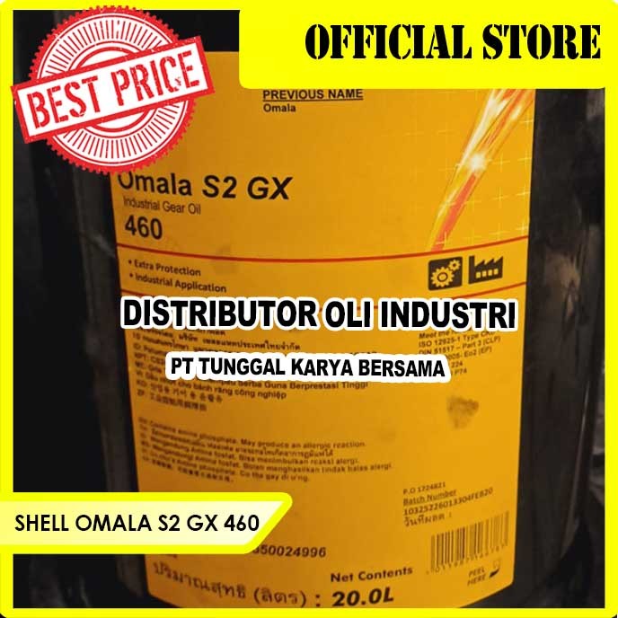 Jual SHELL OMALA S2 GX / G 460 - 20 Liter | Shopee Indonesia