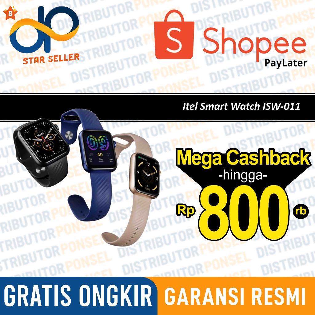 Jual itel Smart Watch ISW-011 Garansi Resmi | IP68 Water and Dust ...