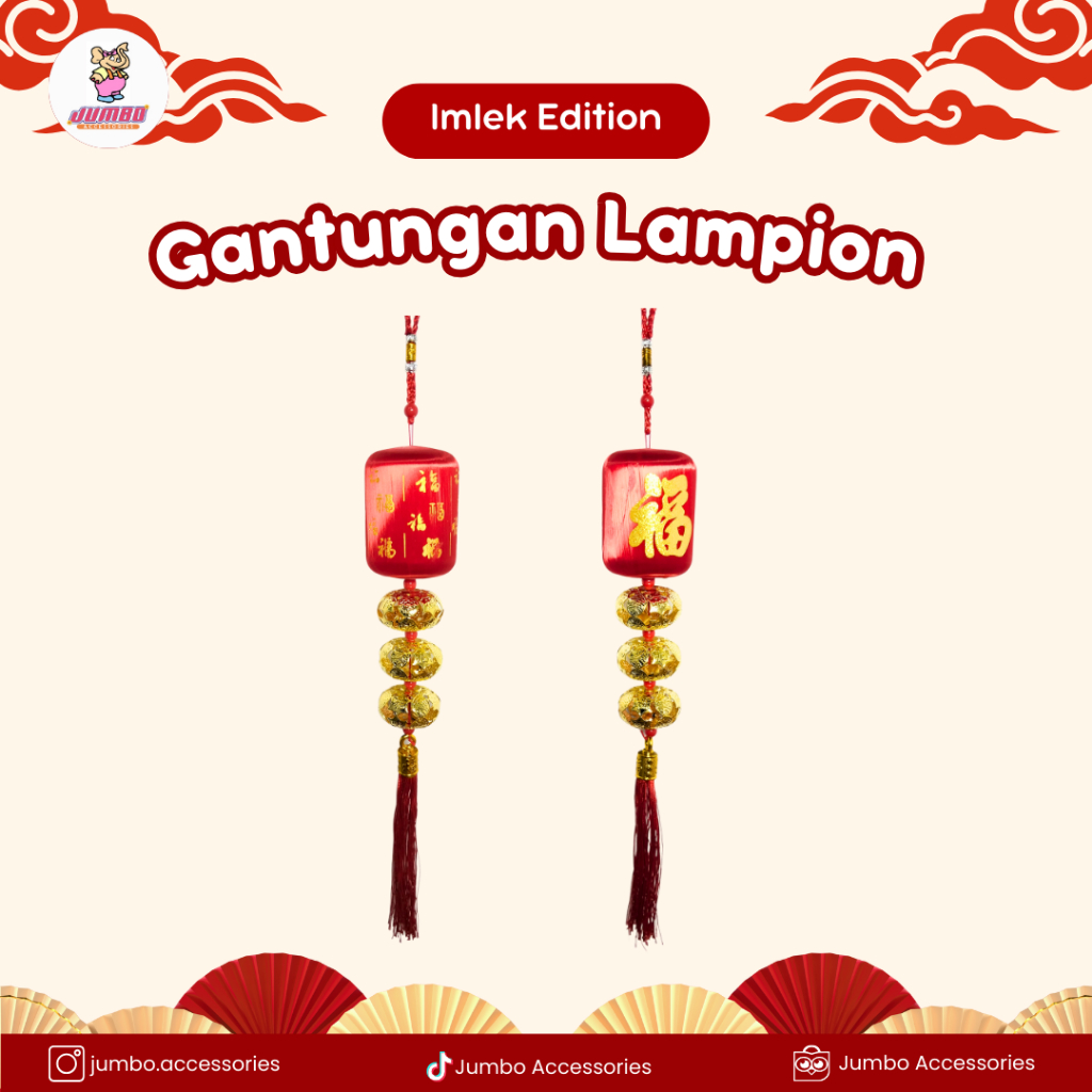 Jual Imlek Special Edition Lampion Susun Jumbo Accessories | Shopee Indonesia