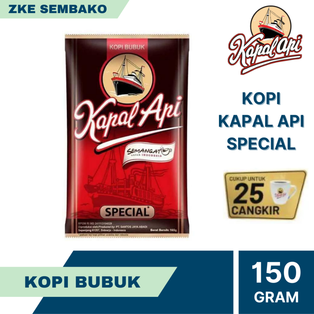 Jual Kopi Kapal Api Special 350 gr / 150 gr / 65 gr | Shopee Indonesia