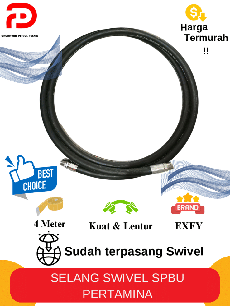 Jual SELANG EXFY 4 meter SPBU Pertamina Pertashop Pertamini | Shopee ...