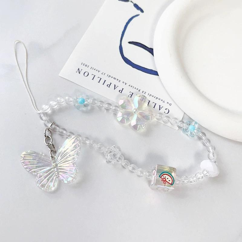 Jual Chain Charms Tali Gantungan Hp Manik Manik Aesthetic Girl Stripe ...