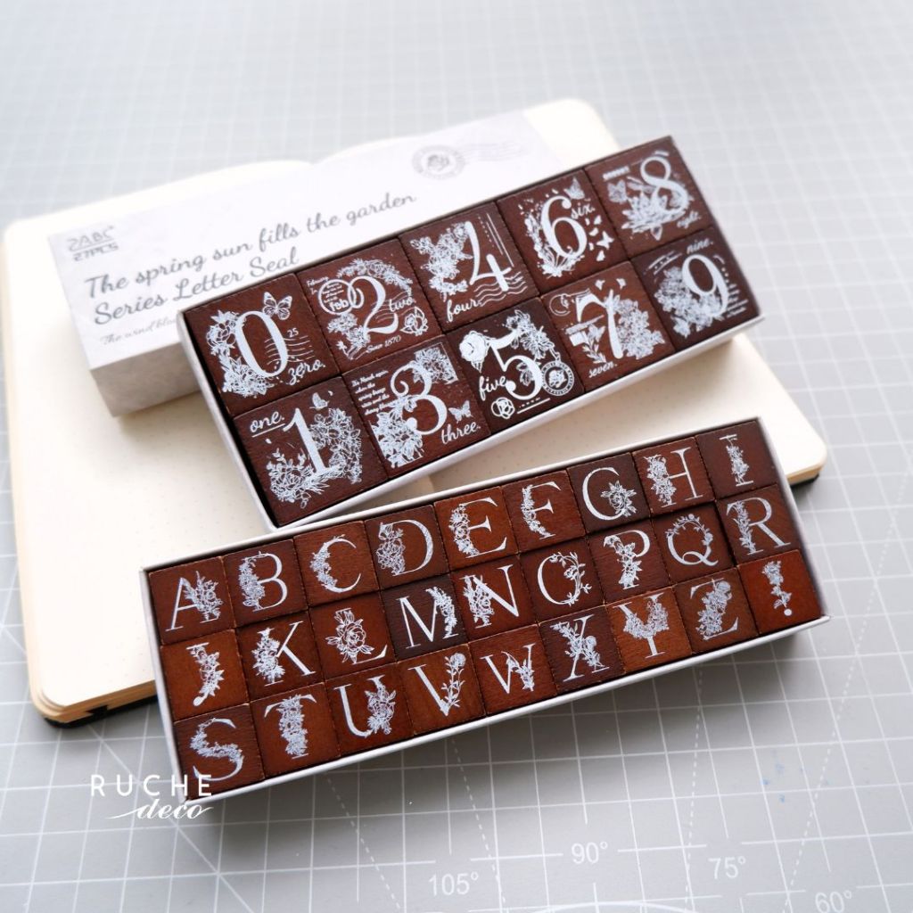 Jual RUCHE DECO - Special Character Stamp Alphabeth Stamp and Number ...