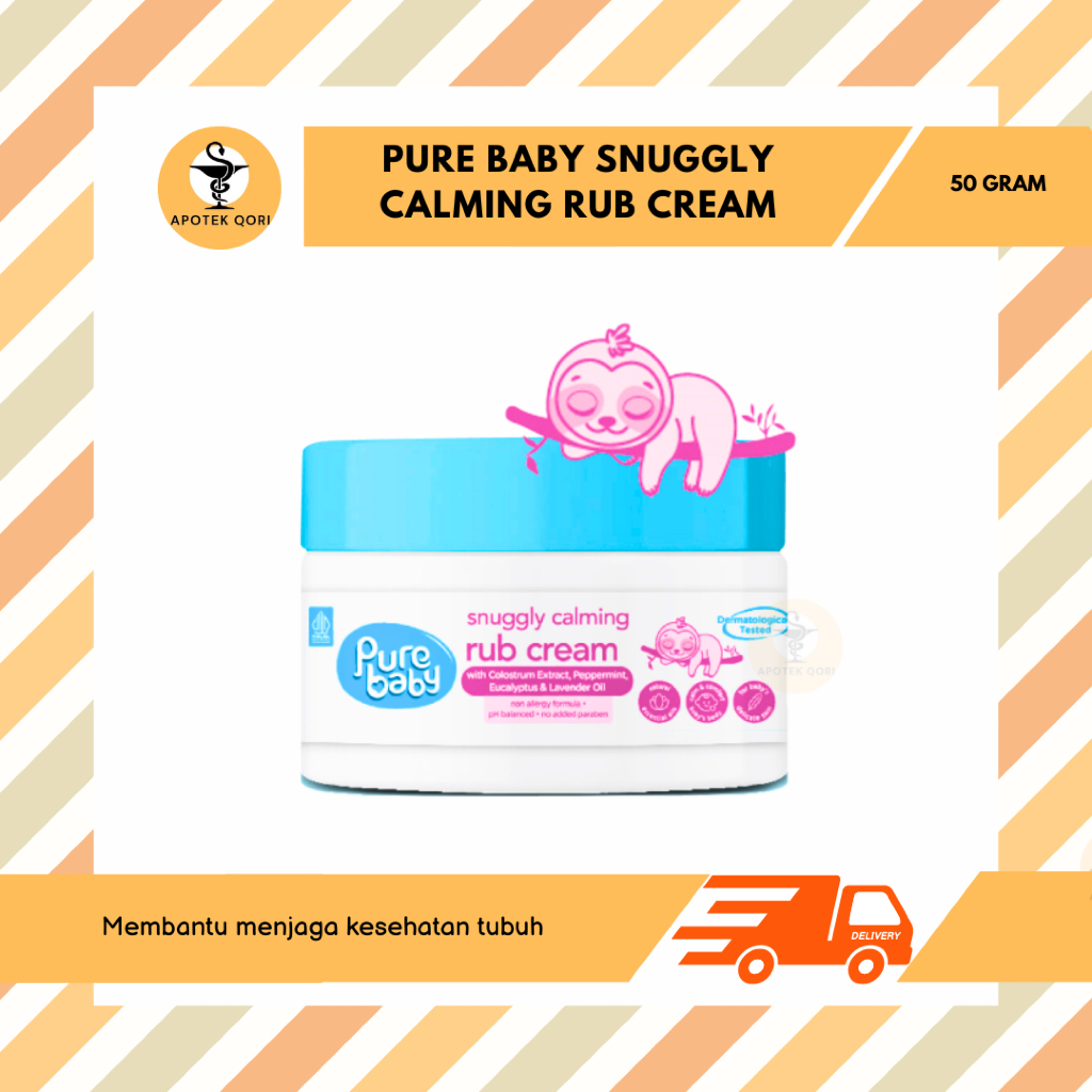 Jual PURE BABY SNUGGLY CALMING RUB 50 G/KRIM PENGHANGAT TUBUH BAYI ANAK ...