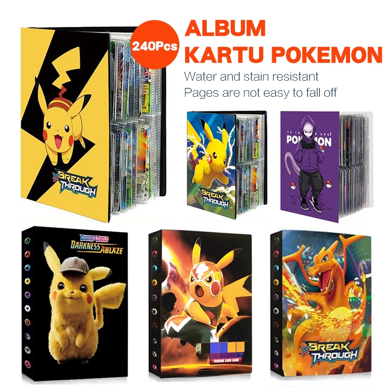 Jual 【Ready Stock】240PCS Buku Album Kartu Pokemon Kartu Game Pokemon Cards Holder | Shopee Indonesia