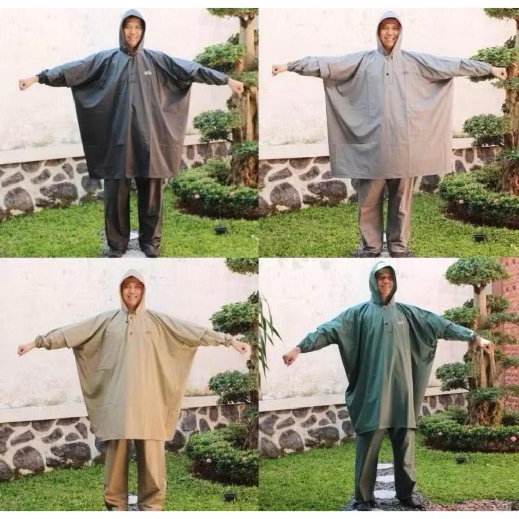 Jual JOPE JAS HUJAN STELAN PONCO LENGAN CELANA DEWASA 718 CLASSIC ...
