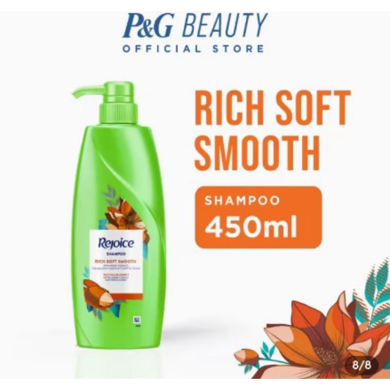 Jual Rejoice Shampoo Rich Soft Smooth 450ml | Shopee Indonesia