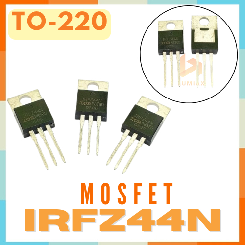 Jual Mosfet IRFZ44N IRFZ44 N Ch TrenchMOS Transistor 55V 49A 110W RRT IRFZ 44N IRF44 | Shopee ...