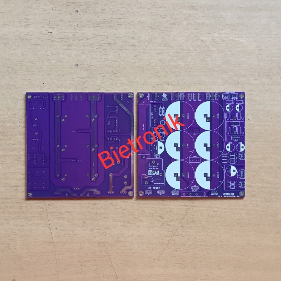 Jual PCB PSU 6 Elco Class AB Softstart_Simetris_Fan Dauble Layer | Shopee Indonesia