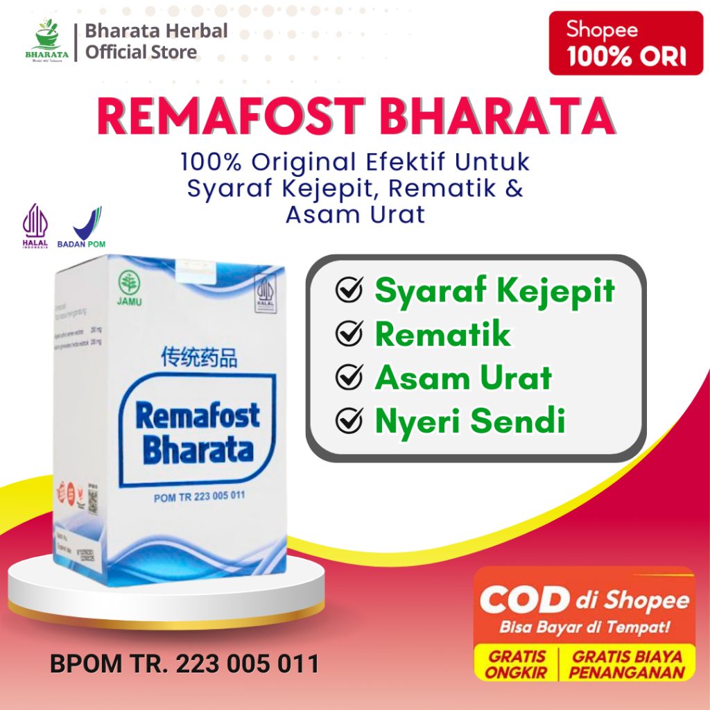 Jual Remafost Bharata Original - Obat Syaraf Kejepit - Obat Herbal ...