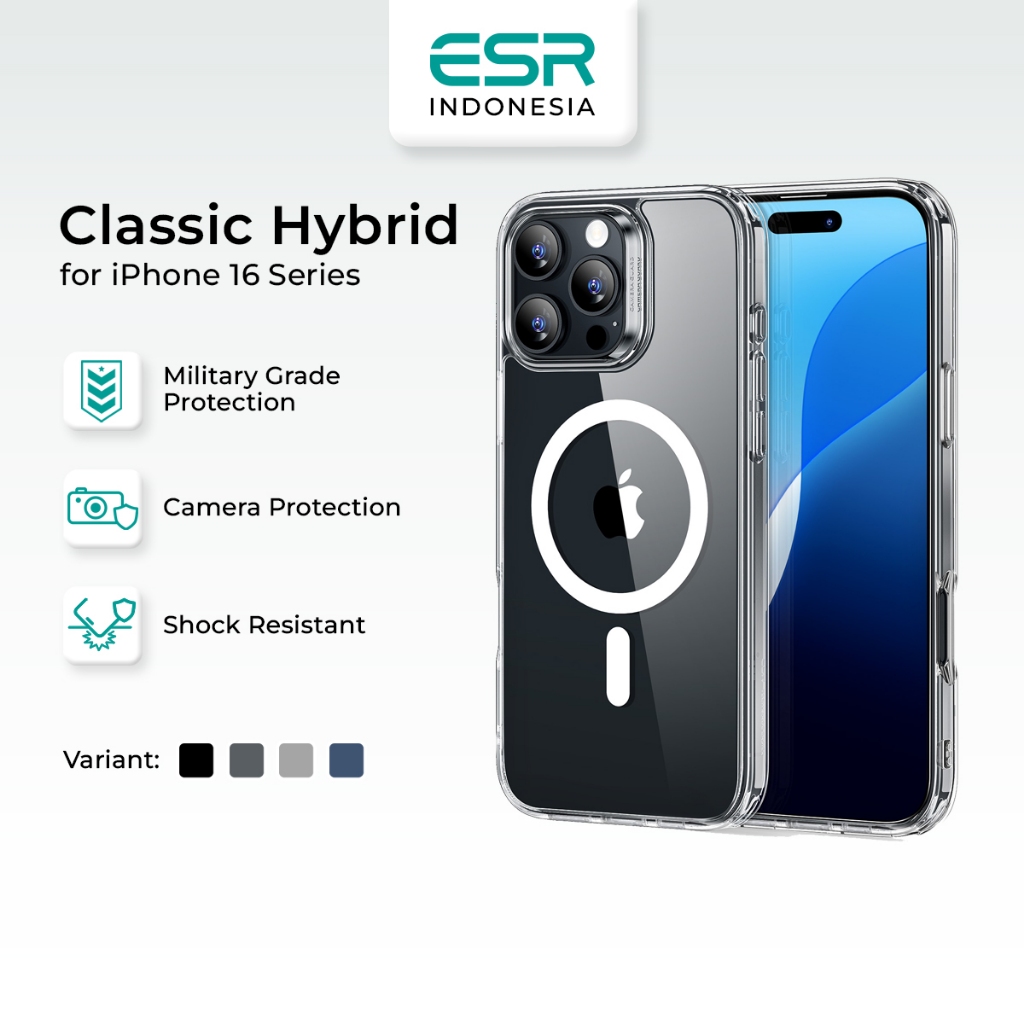 Jual ESR Classic Hybrid Case HaloLock iPhone 16 Plus/Pro/ProMax Case ...