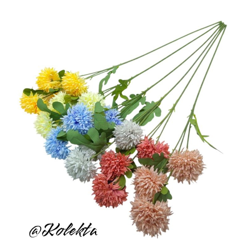 Jual Bunga Artificial Dandelion Tangkai Panjang BG640 | Shopee Indonesia