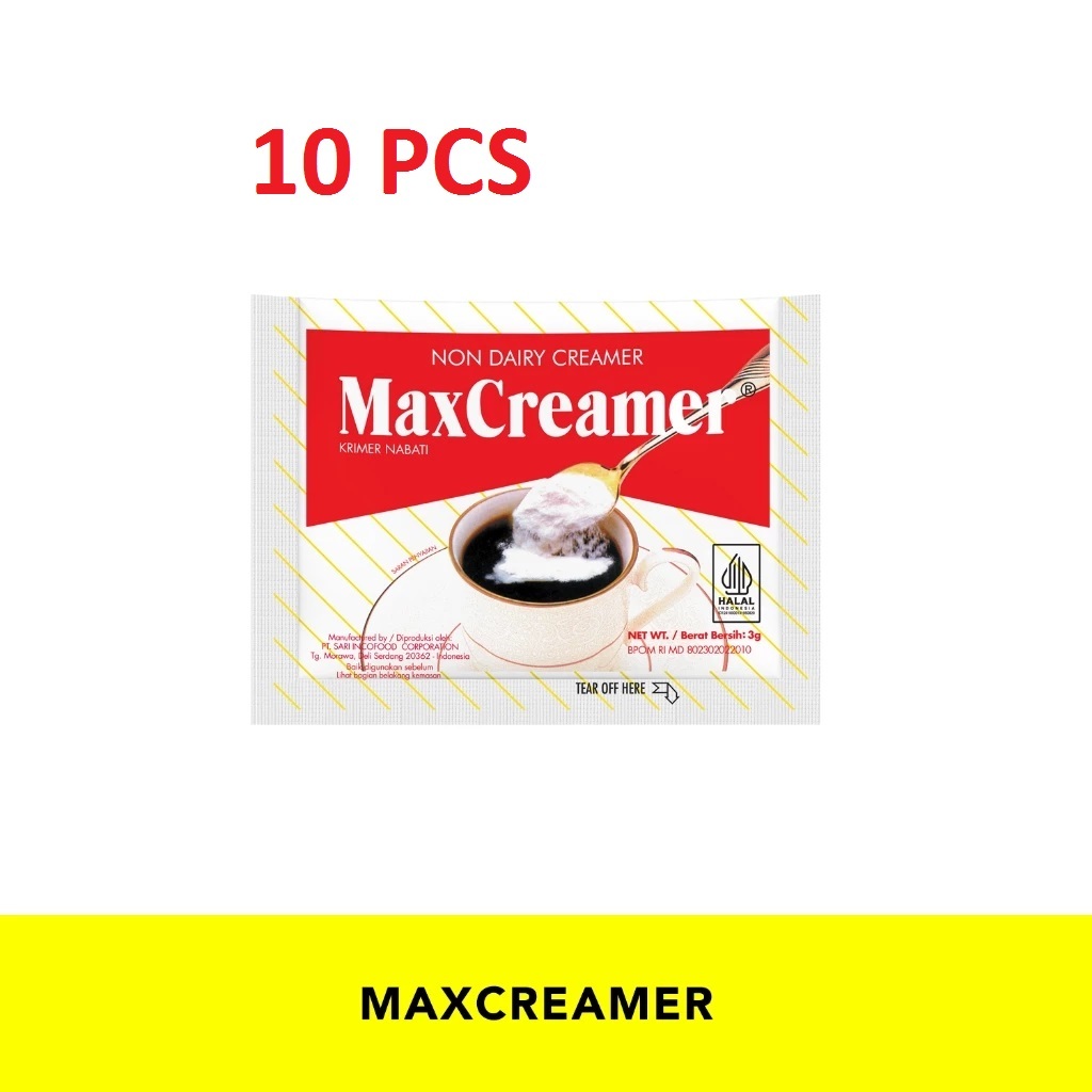 Jual Max Creamer MaxCreamer (Non Dairy Creamer) Krimer Sachet Saset 10 ...