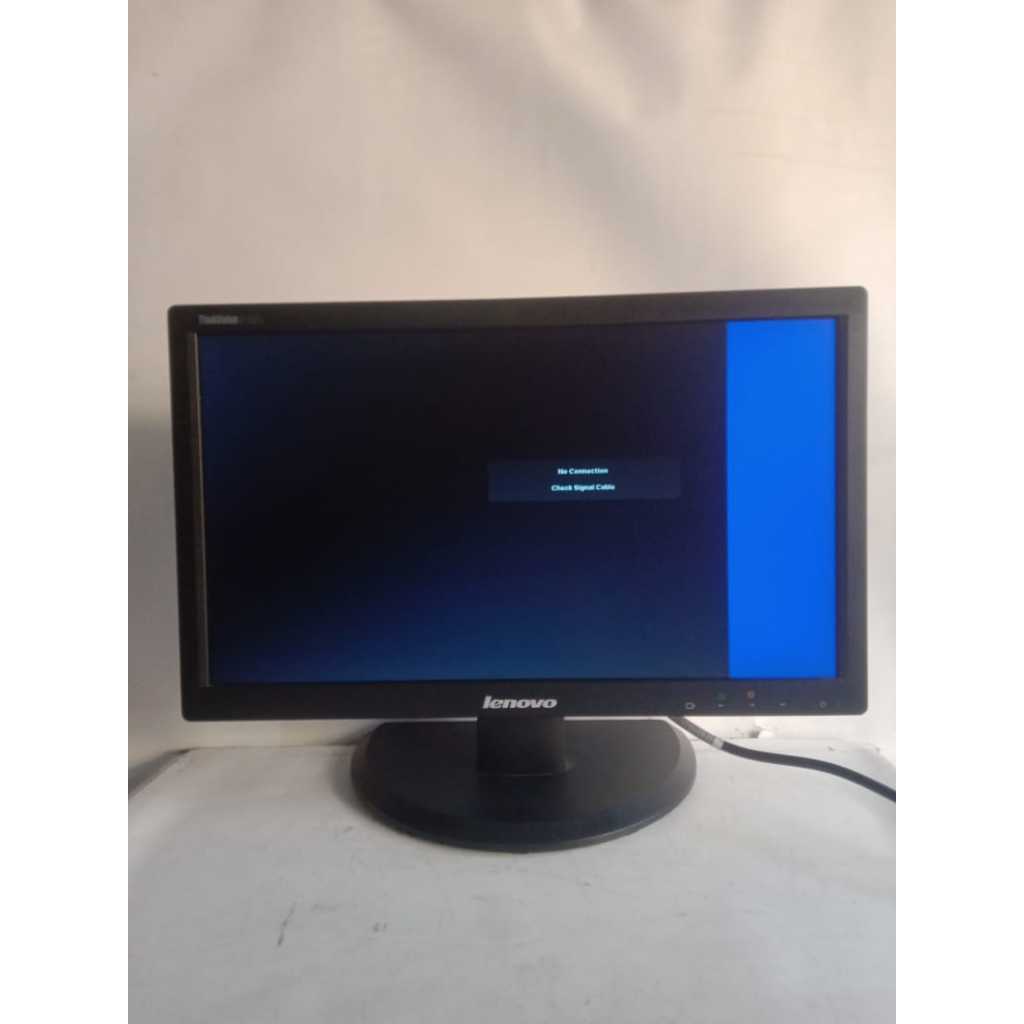 Jual lcd monitor lenovo e1922swd kondisi minus layar bhayang pinggir ...