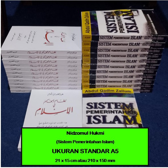 Jual Kitab Nidzomul Hukmi Fil Islam (Kitab Sistem Pemetintahan dalam ...