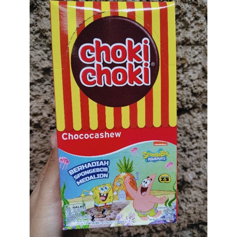 Jual Choki Choki Coklat Cashew 1 Pack isi 20 Pcs | Shopee Indonesia