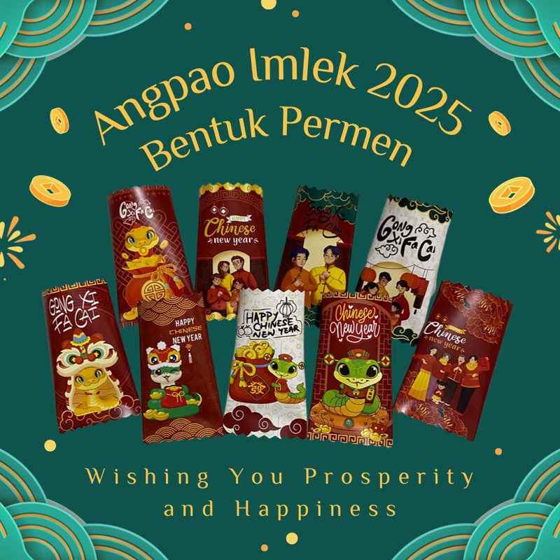 Jual angpao imlek | angpao imlek bentuk permen | angpao lucu | angpao ...