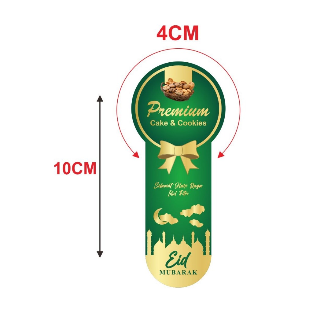 Jual Stiker TOPLES Kue Kering Nastar Putri Salju Akar Kelapa danlainnya ...