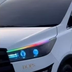 Jual slime frame alis lampu running sein LED DRL depan RGB mobil ...