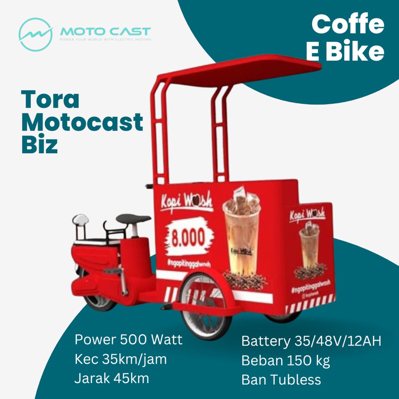 Jual Sepeda Listrik Gerobak Kopi UMKM | Shopee Indonesia