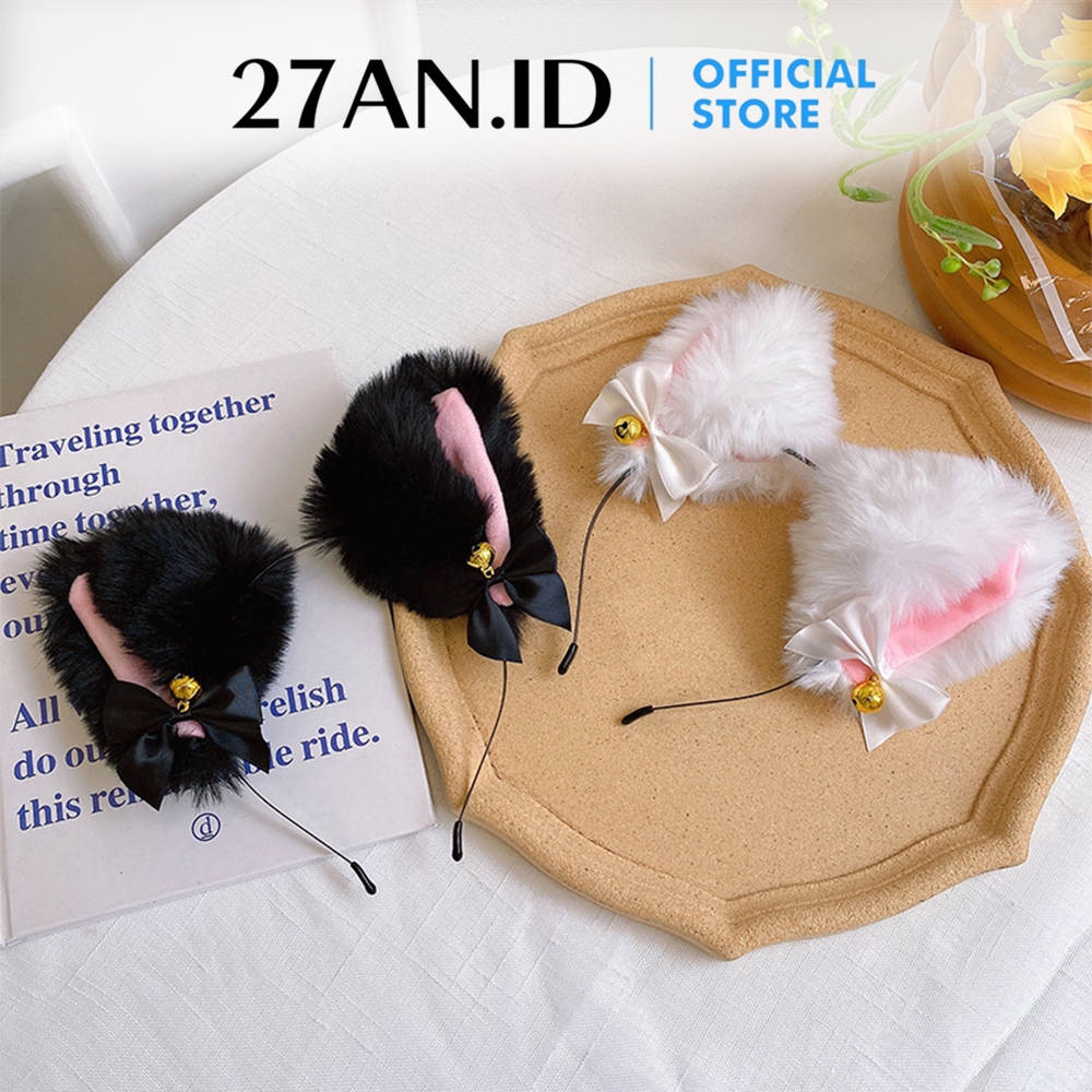 Jual ( 27AN.ID ) Bando model Telinga Kucing H579 Bando Bell kucing ...