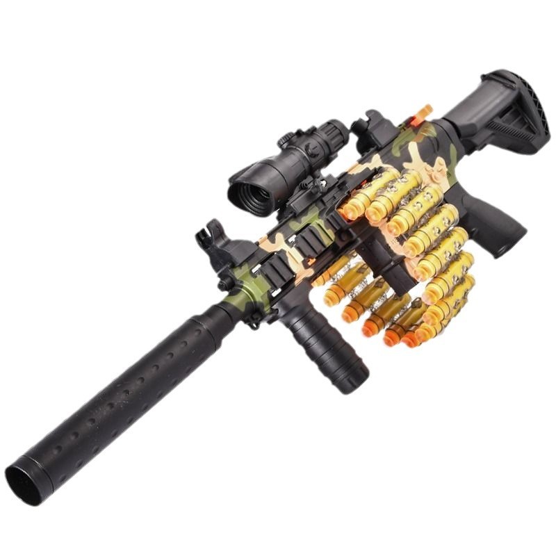 Jual Mainan Anak TOY GUN M416 ASSAULT RIFLE Tembakan Eva Soft Bullet ...